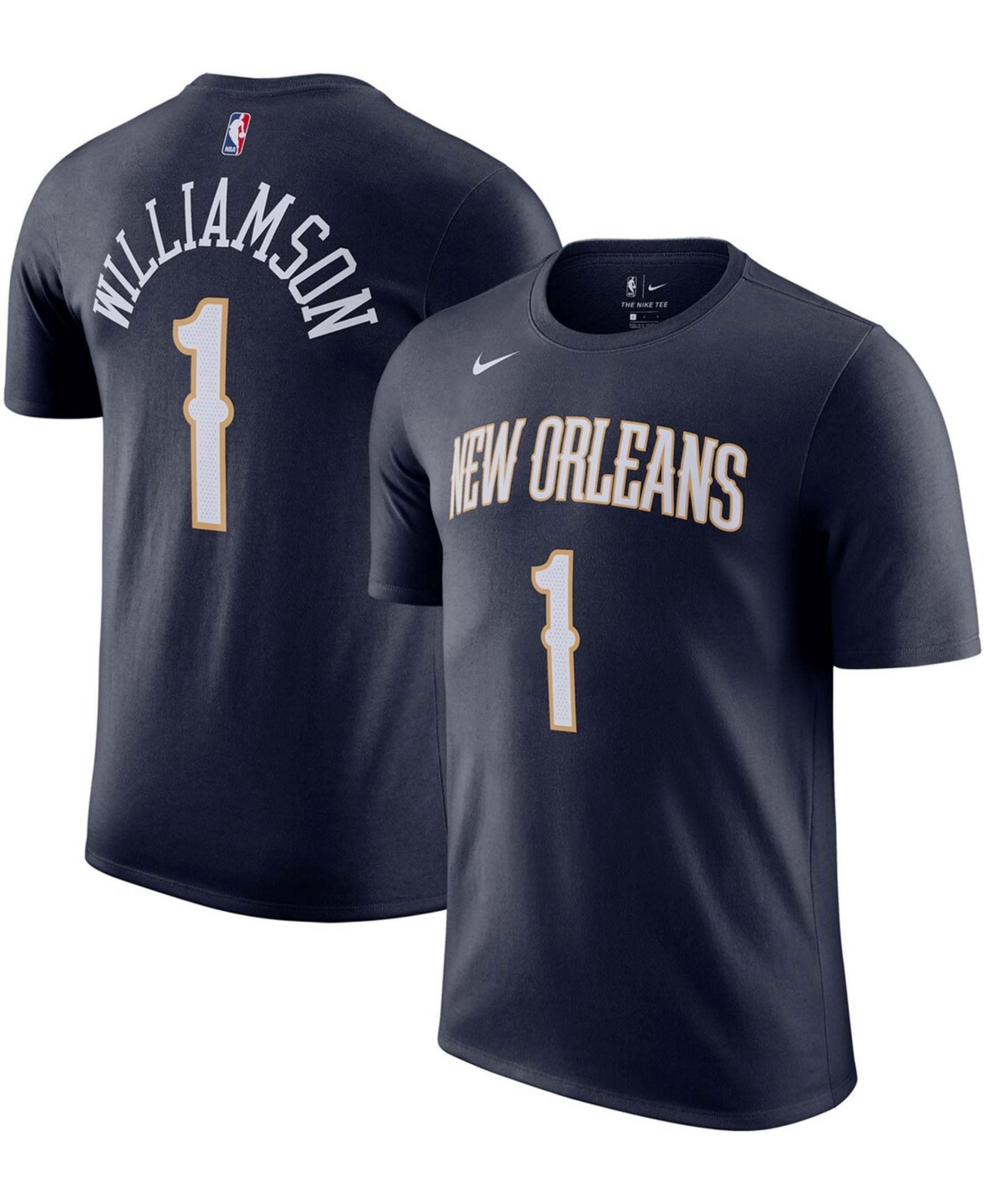 Click here for Mens Zion Williamson Navy New Orleans Pelicans Nam... prices