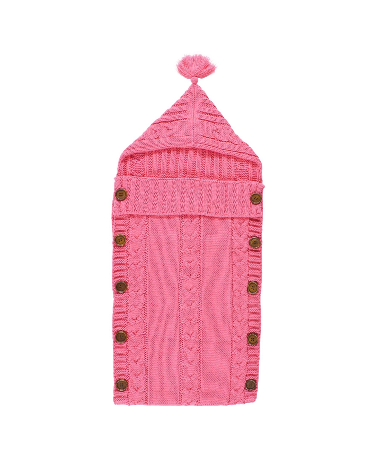 Click here for Baby Girls Knitted Stroller Wrap Sack - Azalea Pin... prices