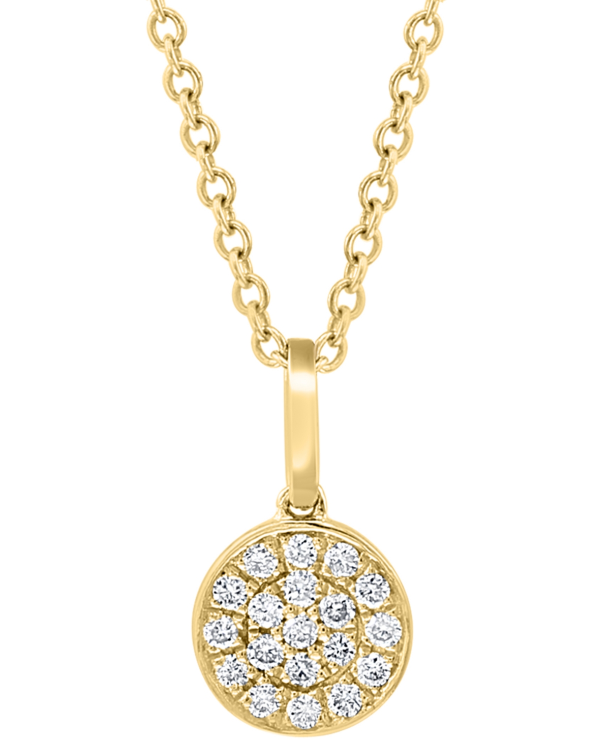 Click here for Effy Diamond Pave Cluster 18 Pendant Necklace (1/1... prices