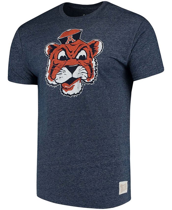 Original Retro Brand Men's Navy Auburn Tigers Aubie School Logo Mock ...