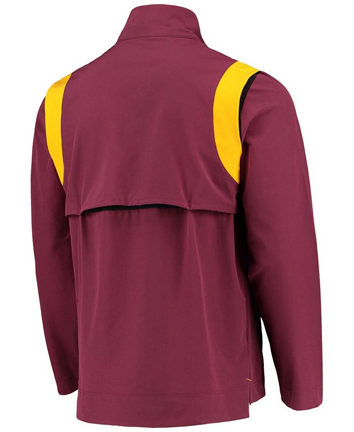 Nike Men's Maroon Minnesota Golden Gophers 2021 Team Coach Quarter-Zip ...