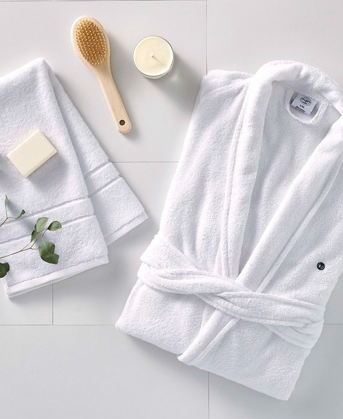 Clean Design Home x Martex Low Lint 100% Cotton Robe - Macy's