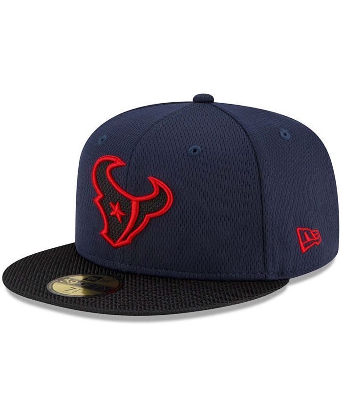 New Era Men's Houston Texans 2021 NFL Sideline Road 59FIFTY Fitted Cap ...