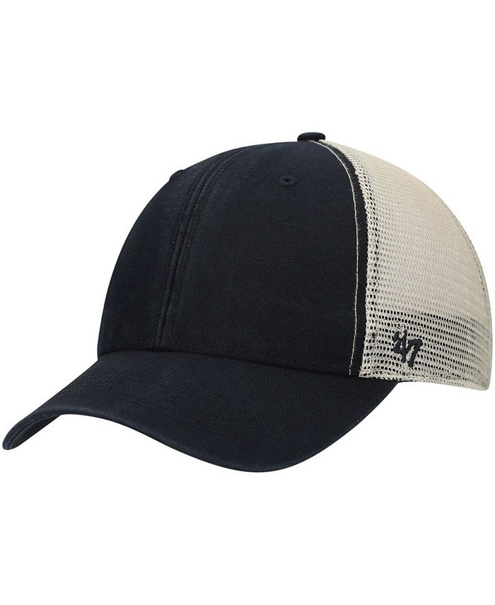 '47 Brand Men's Black, Natural Flagship MVP Snapback Hat - Macy's