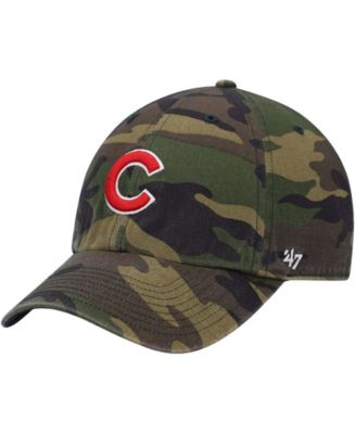 Men's Camo Chicago Cubs Logo Clean Up Adjustable Hat - Macy's