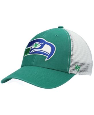 Men's Kelly Green, Natural Seattle Seahawks Flagship MVP Snapback Hat ...
