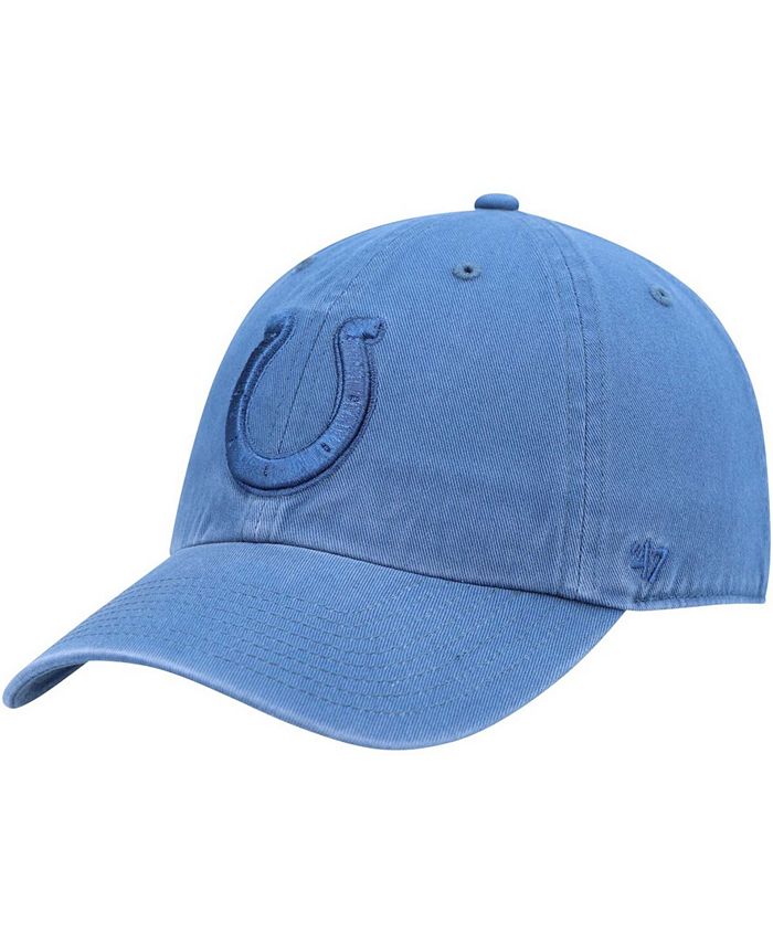 '47 Brand Men's Timber Blue Indianapolis Colts Clean Up Adjustable Hat ...
