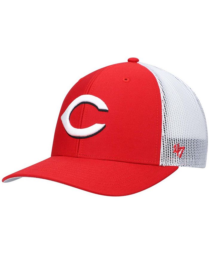 '47 Brand Men's Red, White Cincinnati Reds Primary Logo Trucker ...