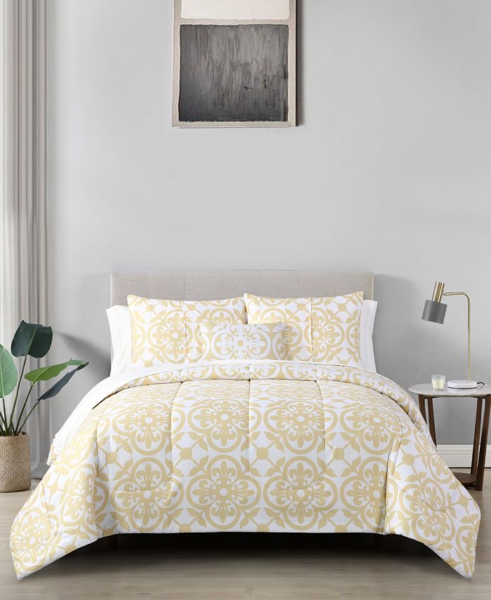 Keeco Aerin Medallion 12-Pc. Queen Comforter Set, Created for Macy's ...