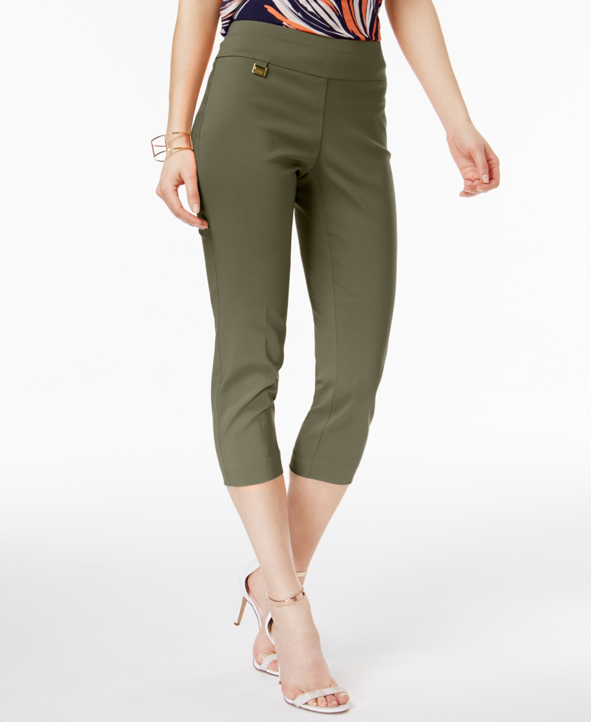Alfani Essential Capri Pull-on With Tummy-control, Regular & Petite ...