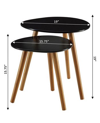 Convenience Concepts Oslo Nesting End Tables & Reviews - Furniture - Macy's