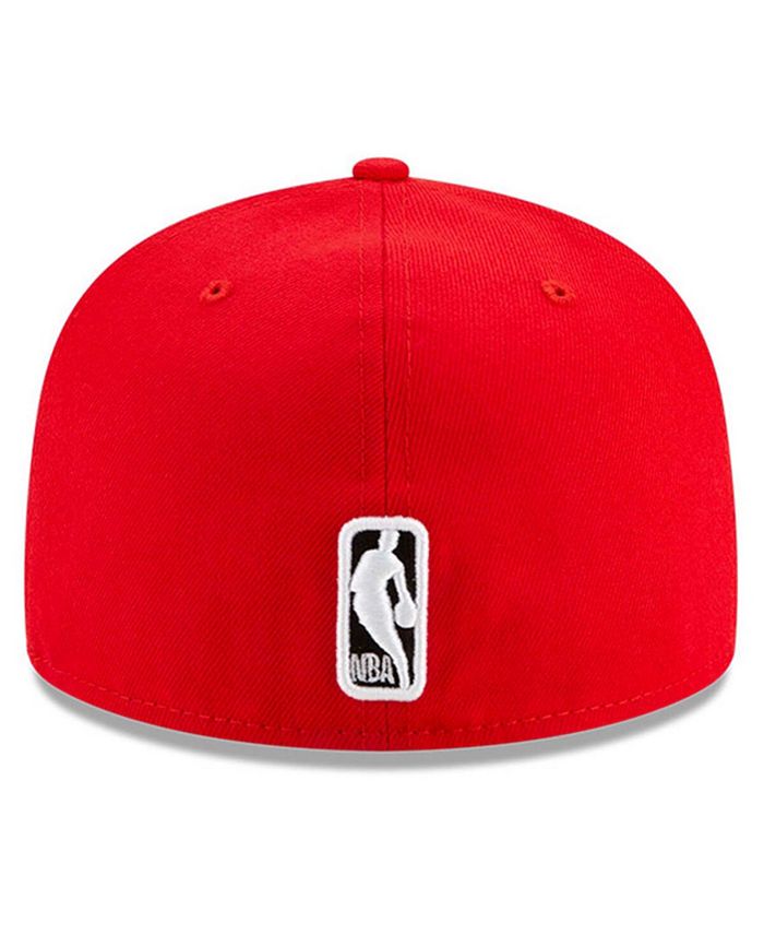 New Era Men's X Compound Red Toronto Raptors 7 OTC 59FIFTY Fitted Hat ...
