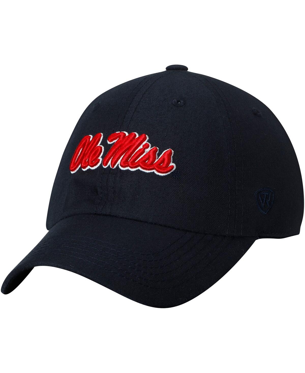 Click here for Mens Navy Ole Miss Rebels Staple Adjustable Hat -... prices