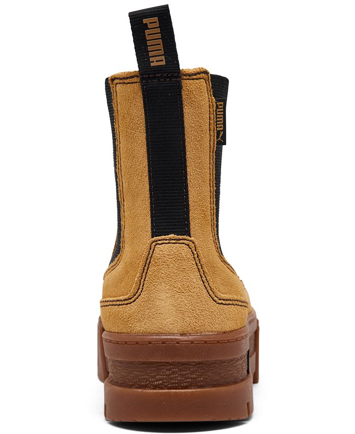 Puma Women's Mayze Chelsea Suede Boots from Finish Line - Macy's