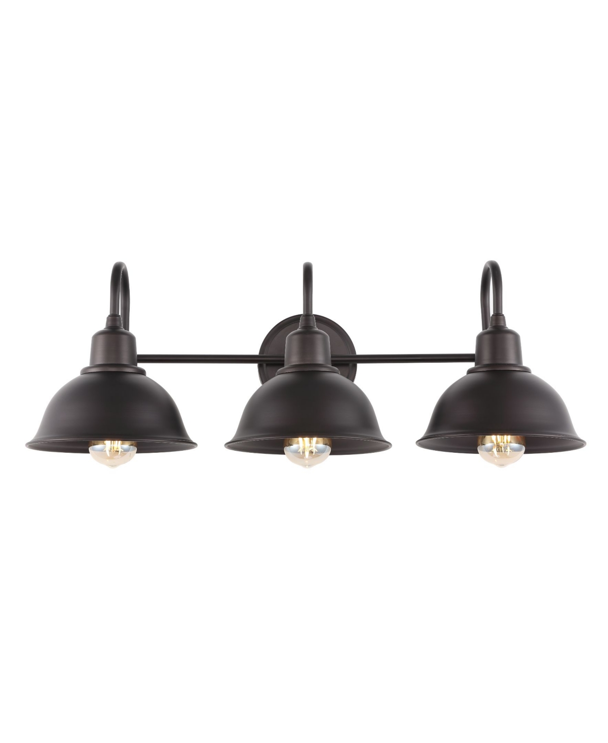 Click here for Frisco 3-Light Farmhouse Industrial Iron Shade Van... prices