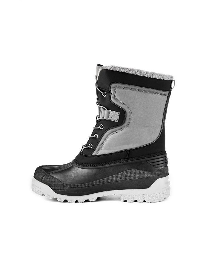 POLAR RANGE POLAR ARMOR Men's All-Weather Inner Faux Fur Snow Boots ...