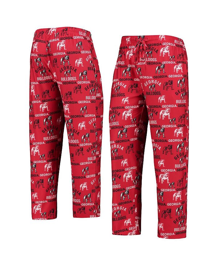 Concepts Sport Men's Red Georgia Bulldogs Flagship Allover Print Sleep ...