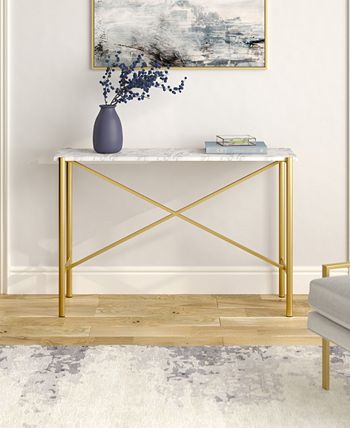 Hudson & Canal Braxton Console Table, 46" x 14" - Macy's