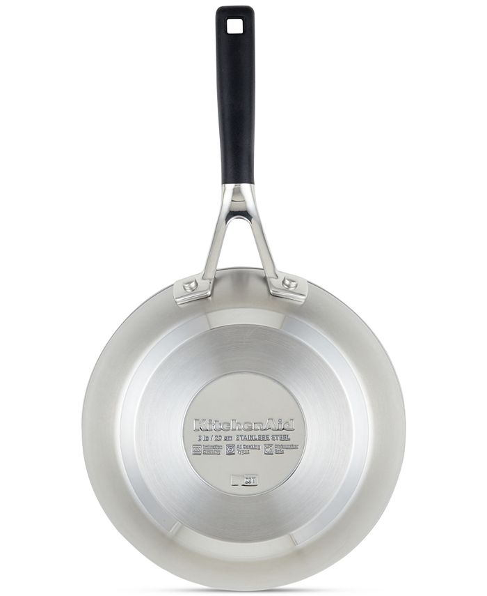 KitchenAid Stainless Steel 8" Nonstick Induction Frying Pan - Macy's