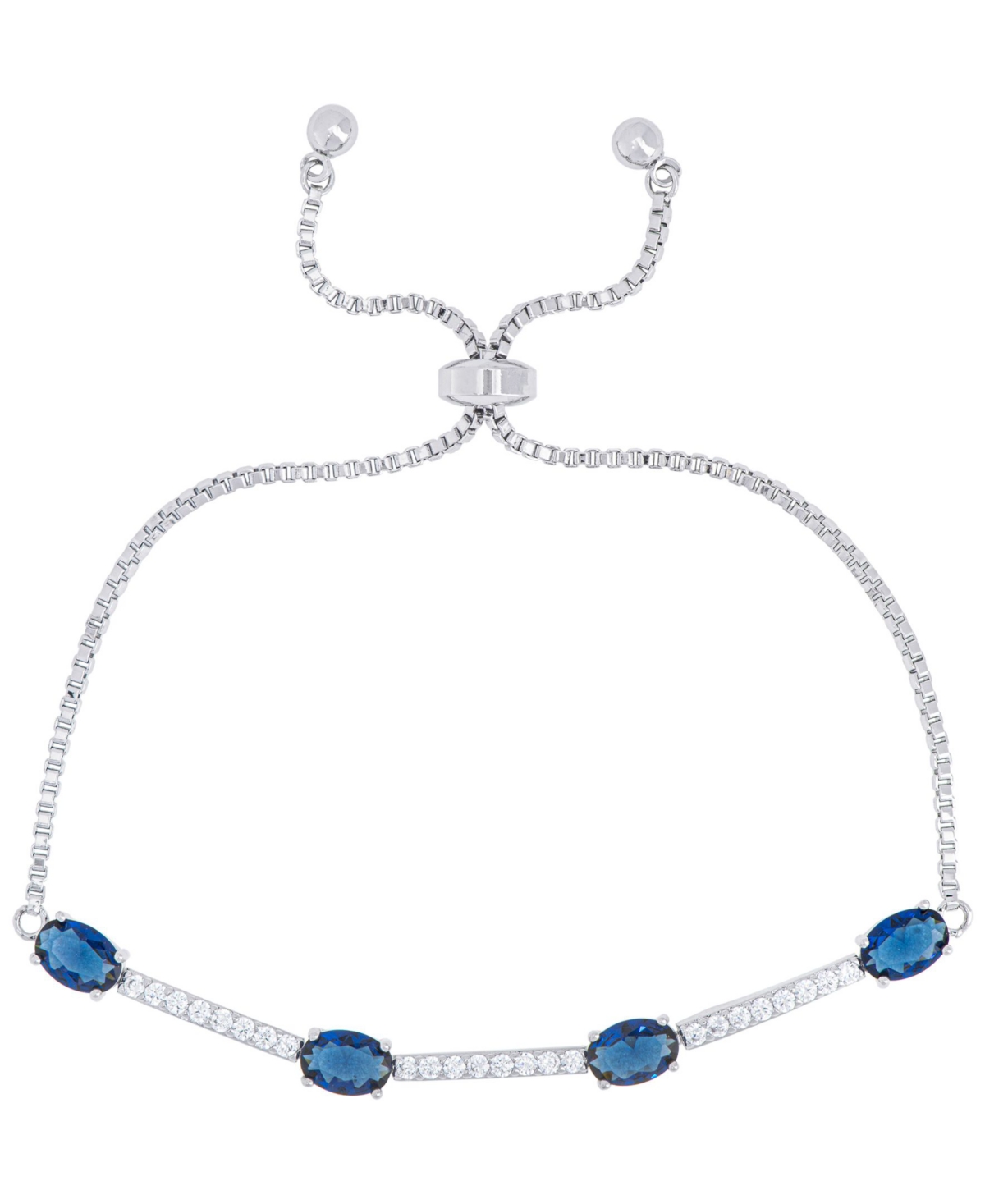 Click here for Lab Created Sapphire and Cubic Zirconia Oval Adjus... prices