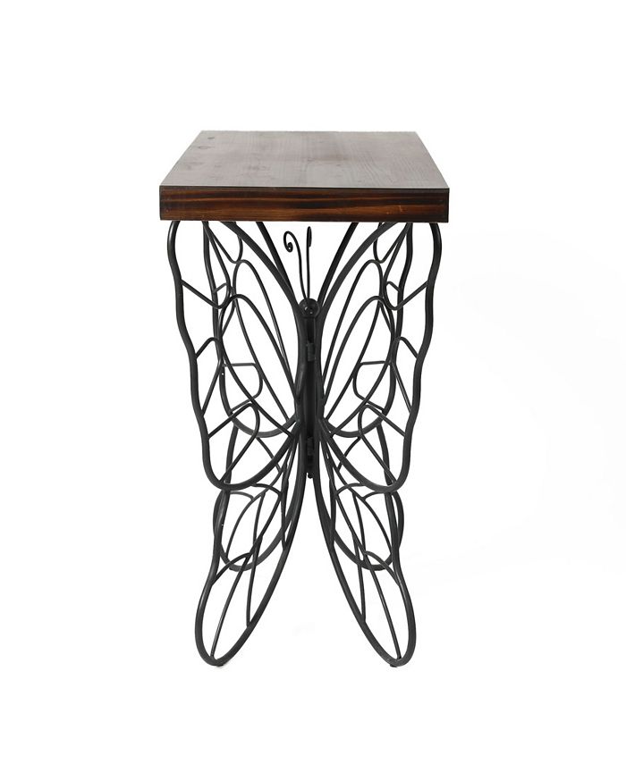 Luxen Home Butterfly Accent Table - Macy's