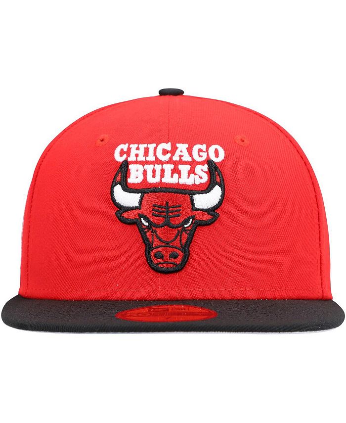 New Era Men's Red Chicago Bulls Team Logoman 59FIFTY Fitted Hat - Macy's