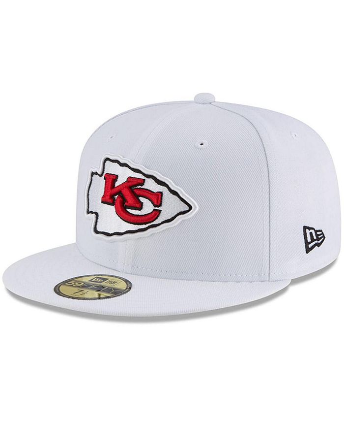 New Era Men's White Kansas City Chiefs Omaha 59FIFTY Fitted Hat - Macy's