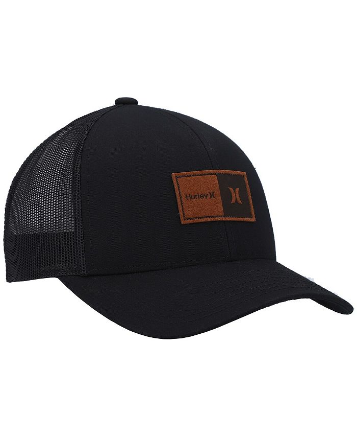 Hurley Men's Black Fairway Trucker Snapback Hat - Macy's