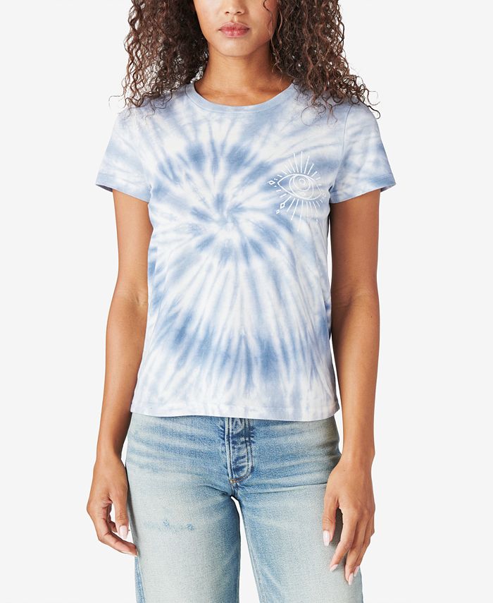 Lucky Brand Tie Dye Spiritual Eye T-Shirt - Macy's