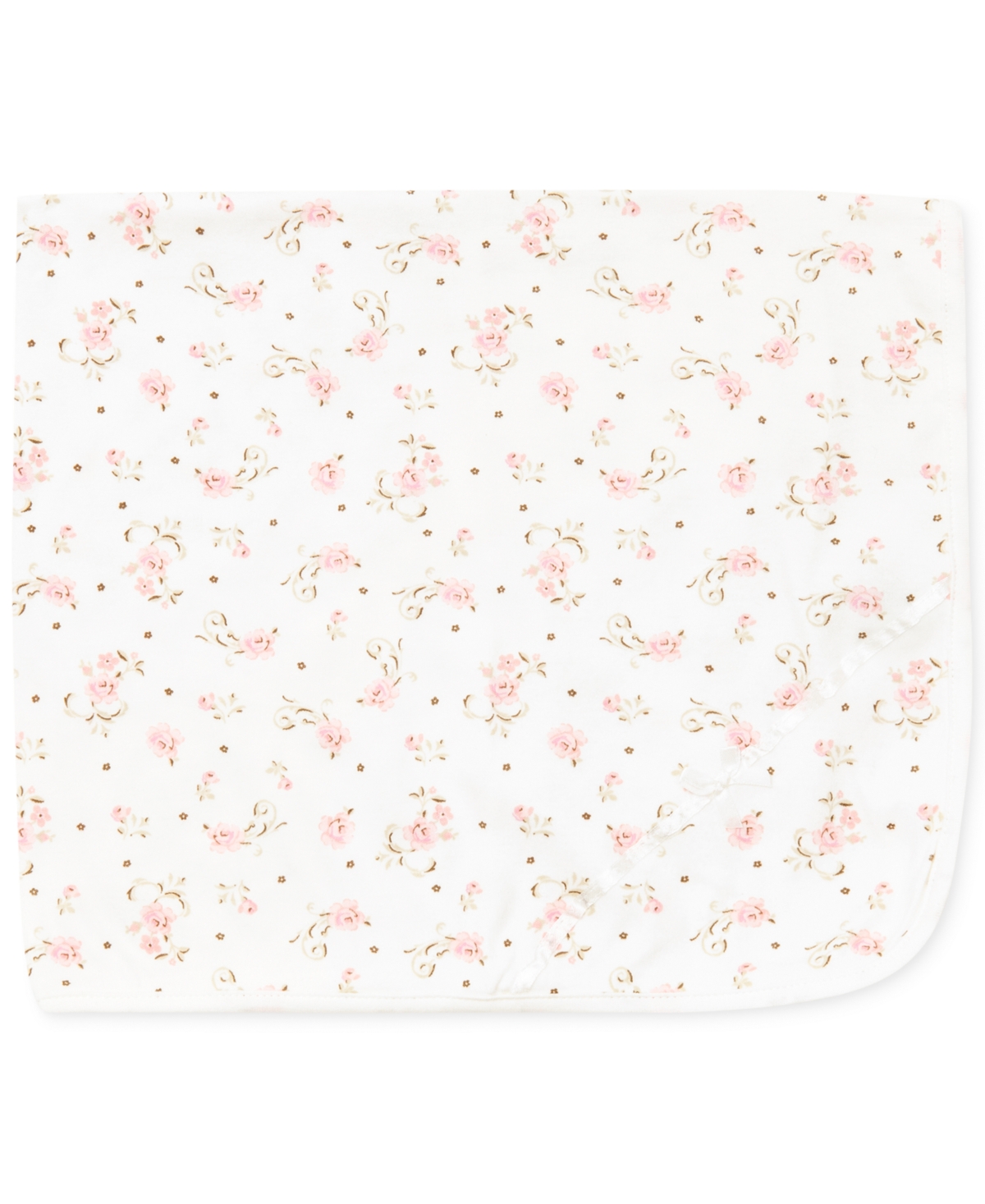 Click here for Little Me Baby Girls Sweet Vintage Rose Print Blan... prices