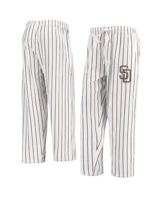 Men's White San Diego Padres Vigor Pinstripe Pants - Macy's