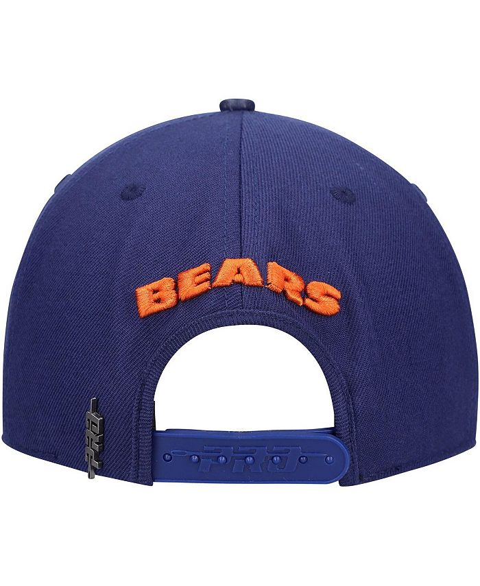 Pro Standard Men's Navy Chicago Bears Script Wordmark Snapback Hat - Macy's
