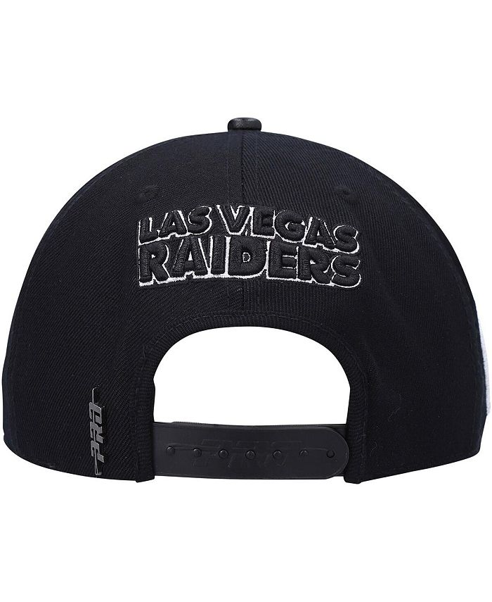 Pro Standard Men's Black Las Vegas Raiders Logo II Snapback Hat - Macy's