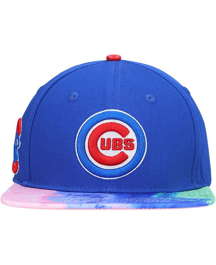 Pro Standard Men's Royal Chicago Cubs Dip-Dye Visor Snapback Hat - Macy's