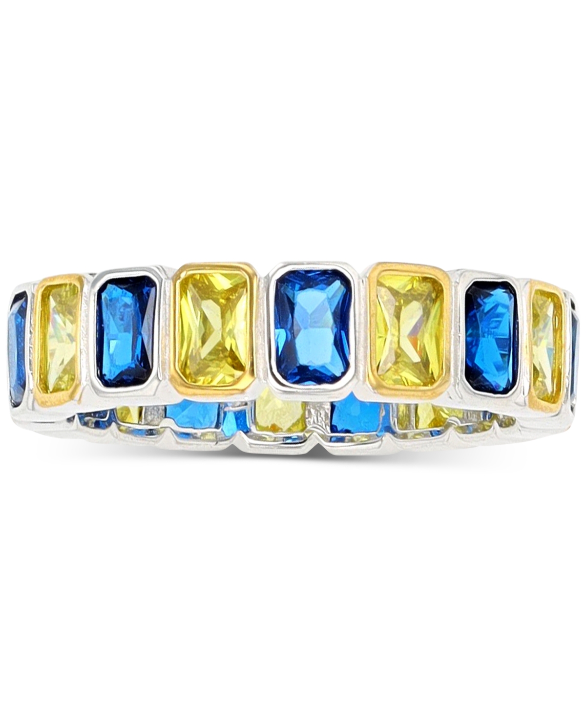 Click here for Lab-Grown Blue Spinel (1/5 ct. t.w.) & Yellow Cubi... prices