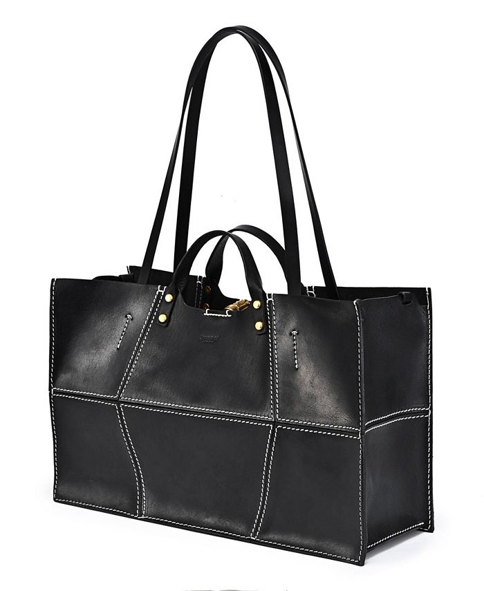 OLD TREND Women's Genuine Leather Rose All-day Tote Bag - Macy's