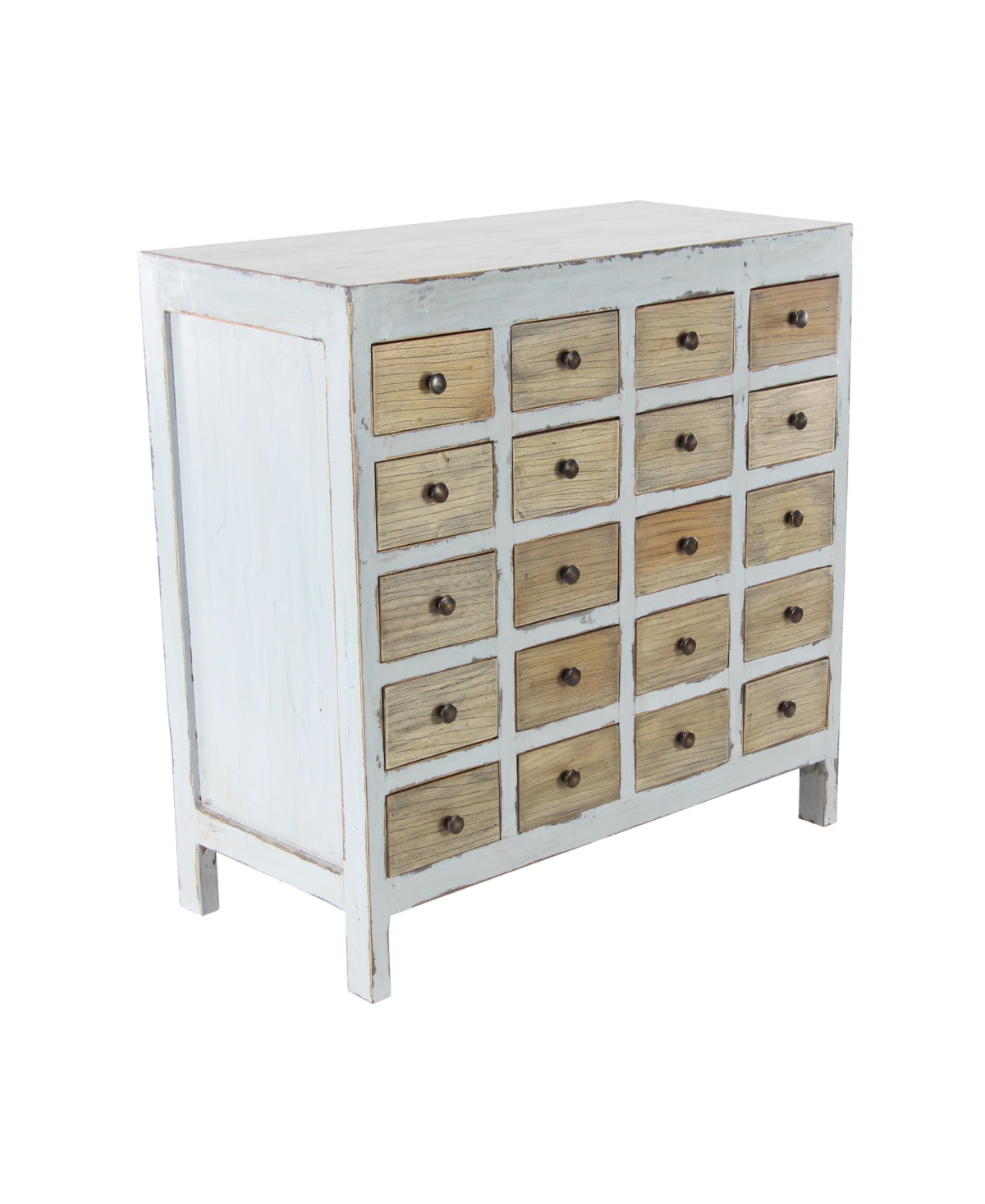Click here for Mahogany Farmhouse Chest Drawer Cabinet - White prices