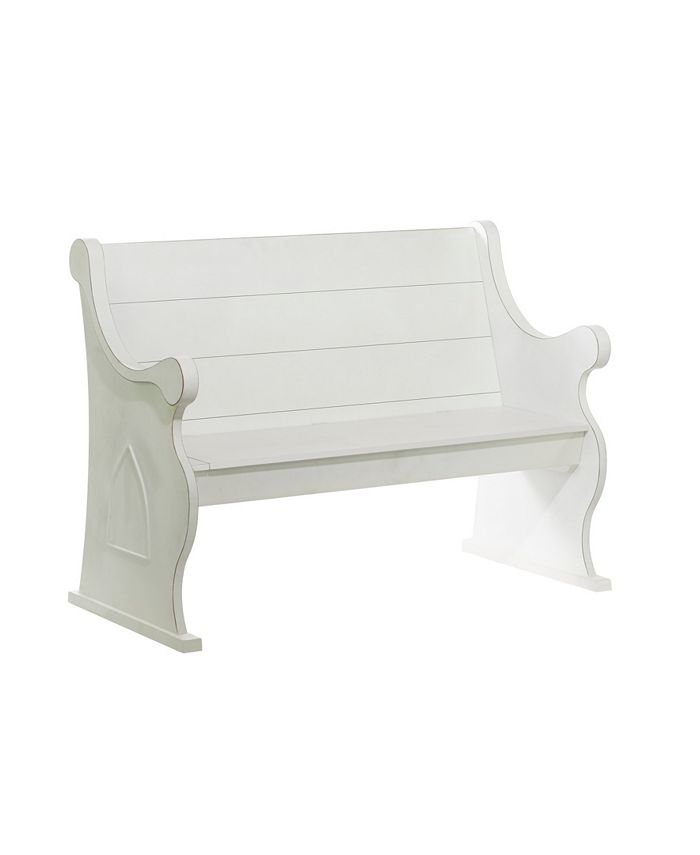 Rosemary Lane Wood Farmhouse Bench - Macy's