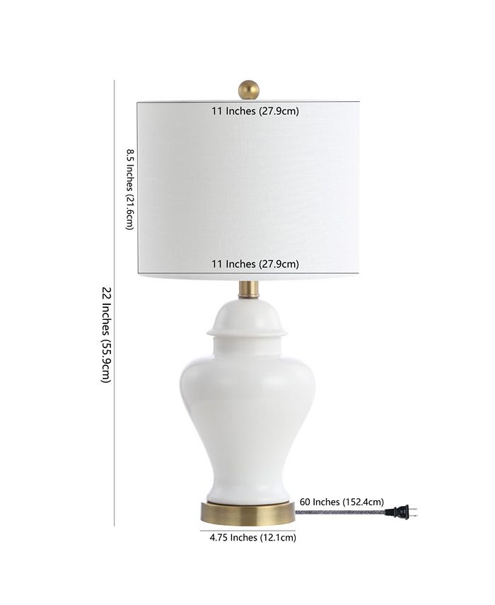 Jonathan Y Qin Classic Cottage LED Table Lamp, Set of 2 - Macy's