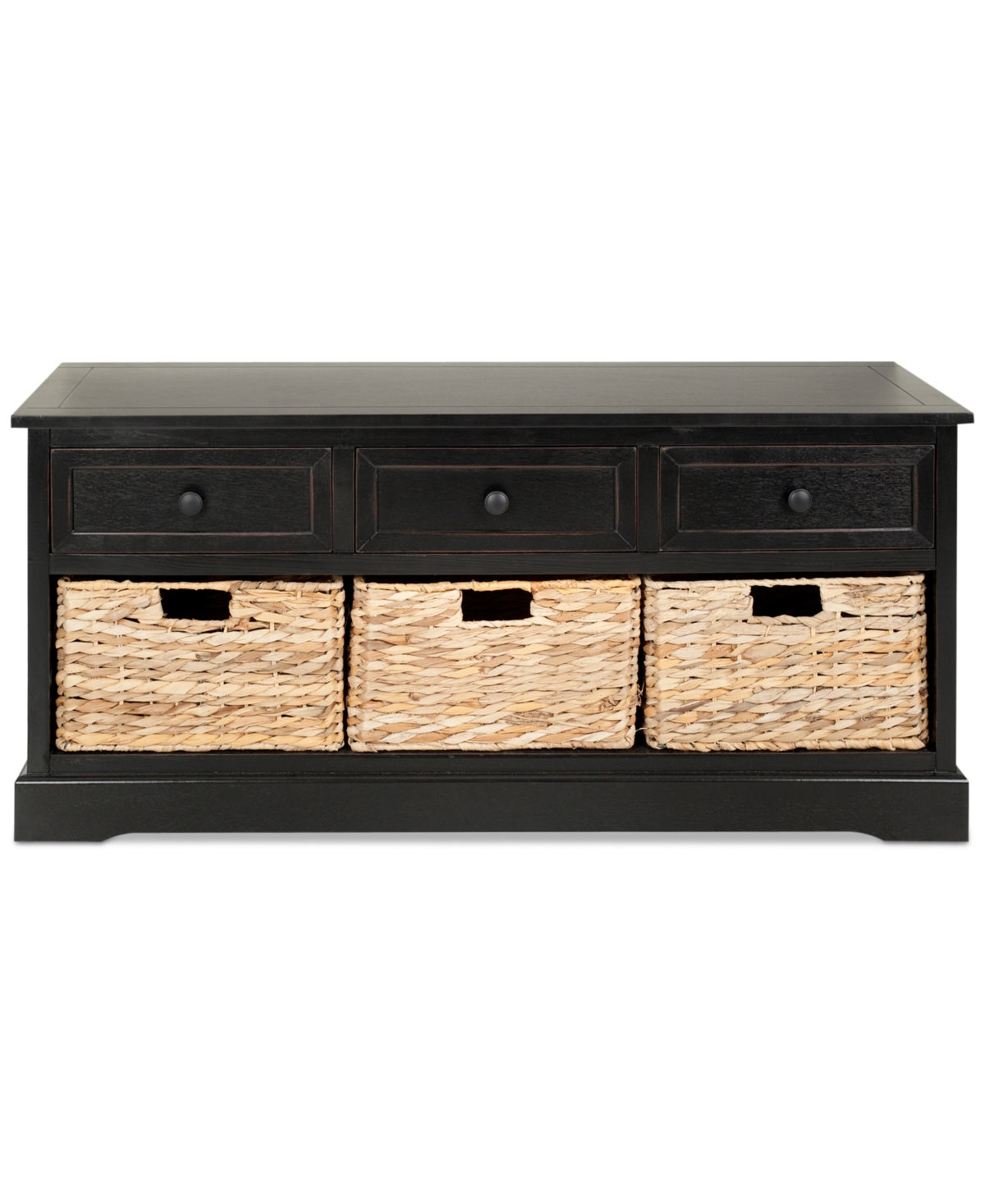 Click here for Rosewind 3 Drawer Storage Unit - Distressed Black prices