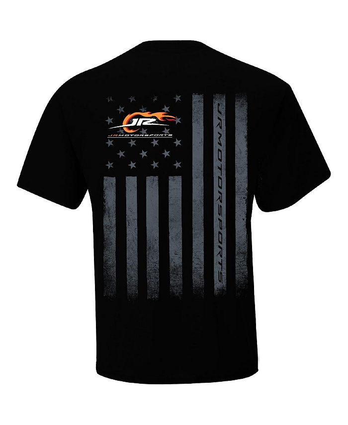 JR Motorsports Official Team Apparel Men's Black JR Motorsports Flag ...
