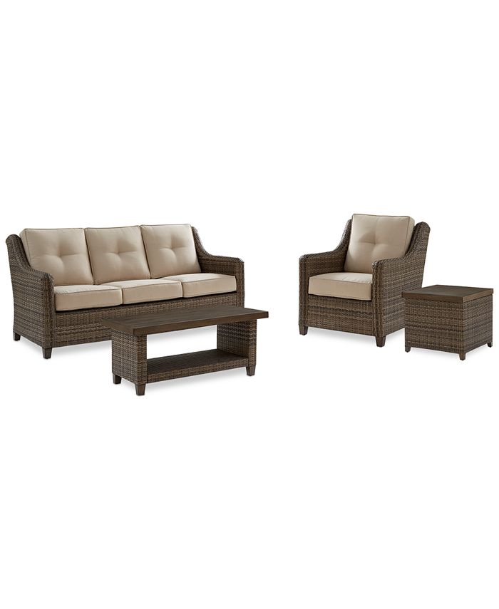 Agio CLOSEOUT! Leighton Outdoor Coffee Table - Macy's