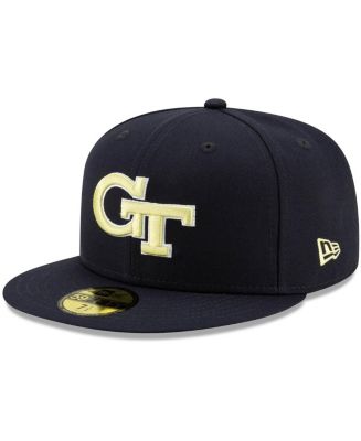 Men's New Era Navy Georgia Tech Yellow Jackets Primary Team Logo Basic ...