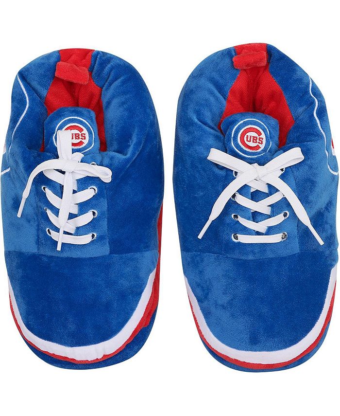 FOCO Men's Chicago Cubs Plush Sneaker Slippers - Macy's
