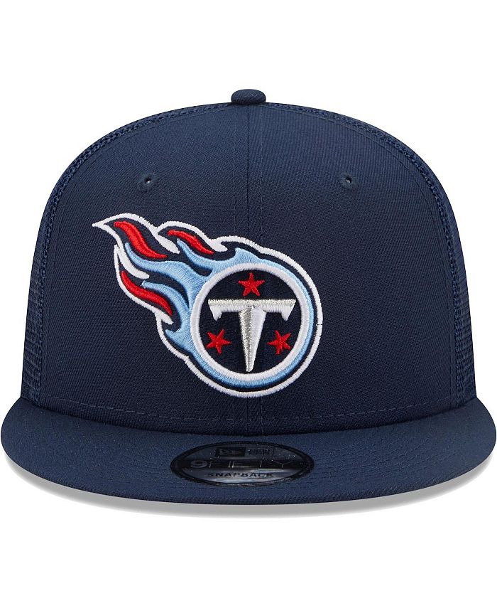New Era Men's Navy Tennessee Titans Classic Trucker 9FIFTY Snapback Hat ...