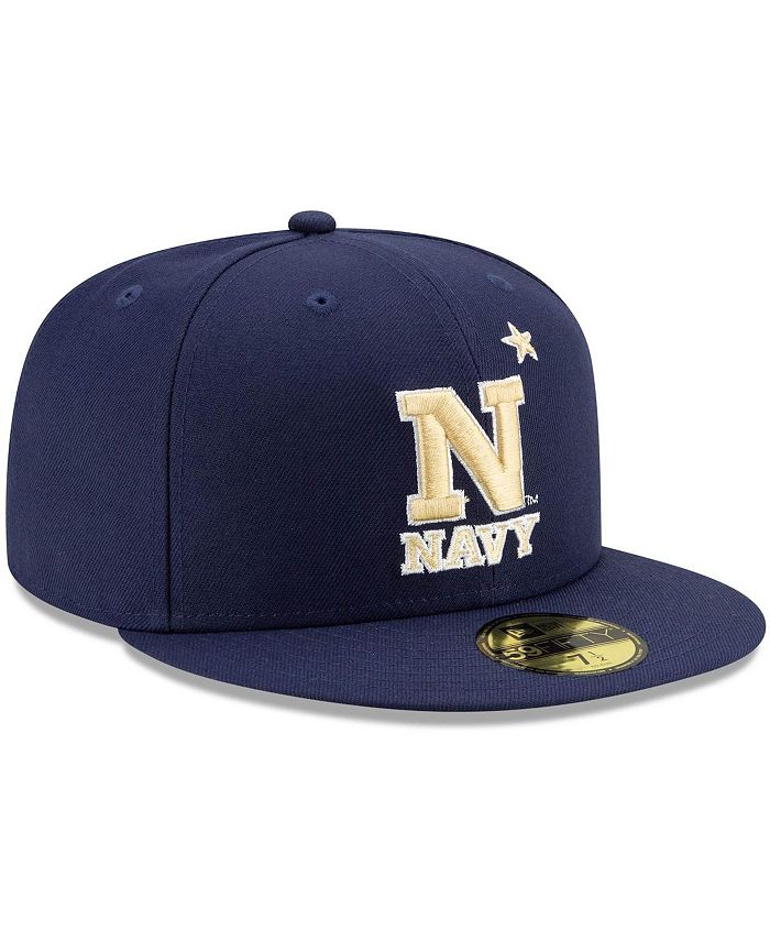 New Era Men's Navy Navy Midshipmen Basic 59FIFTY Team Fitted Hat - Macy's