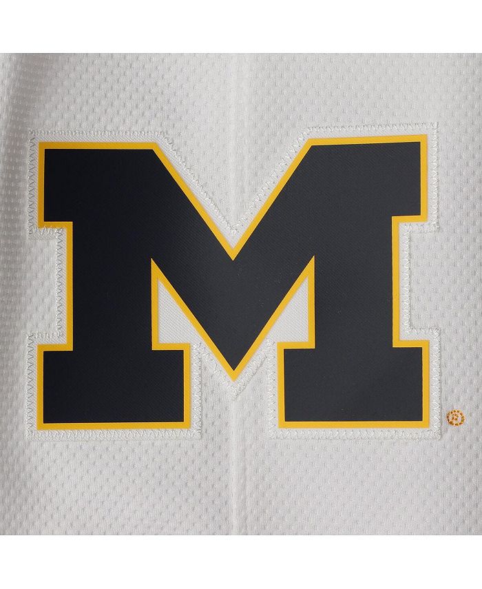 Jordan Men's White Michigan Wolverines Replica Team Basketball Shorts ...