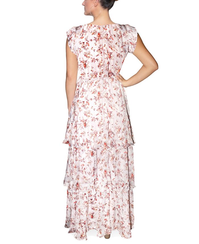RACHEL Rachel Roy Elaine Floral-Print Tiered Maxi Dress & Reviews - Dresses - Women - Macy's