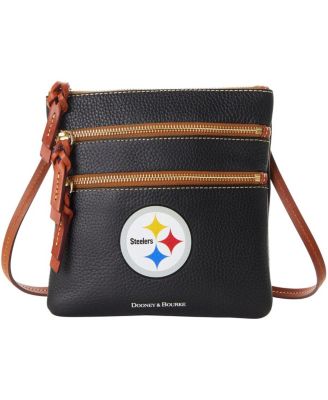Women's Dooney Bourke Pittsburgh Steelers Pebble Triple-Zip Core ...