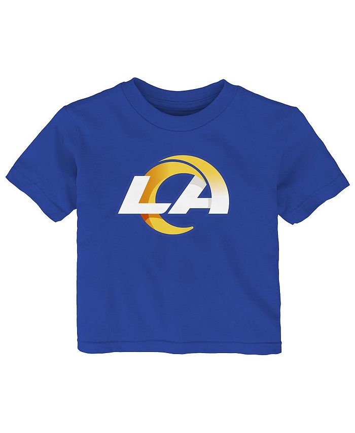 Outerstuff Infant Girls and Boys Royal Los Angeles Rams Team Logo T ...